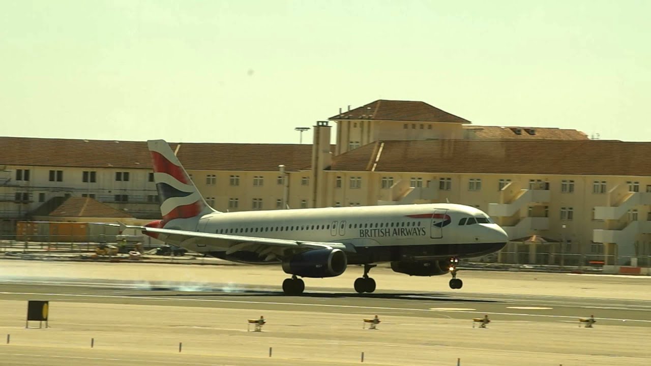 British Airways Airbus A320 200 G EUUT Landing At Gibraltar Airport YouTube british-airways-airbus-a320-200-g-euut-landing-at-gibraltar-airport-youtube