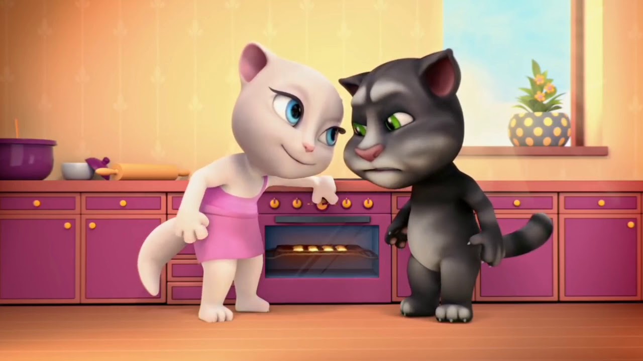 Talking Tom ;:Cook the cake (2) - YouTube