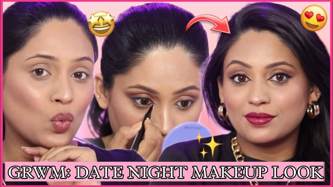 GRWM: Date night makeup tutorial ft. Maybelline💄step by step makeup for ...