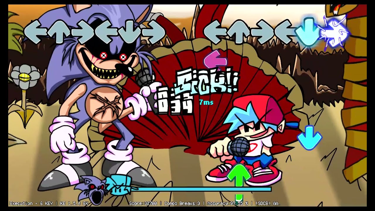 6 flechas!?| fnf 6 keys mod - YouTube