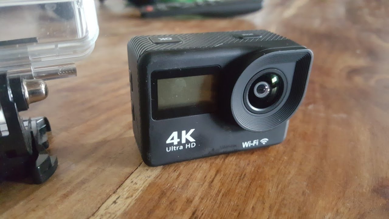 Unboxing action camera 4k from wish - YouTube