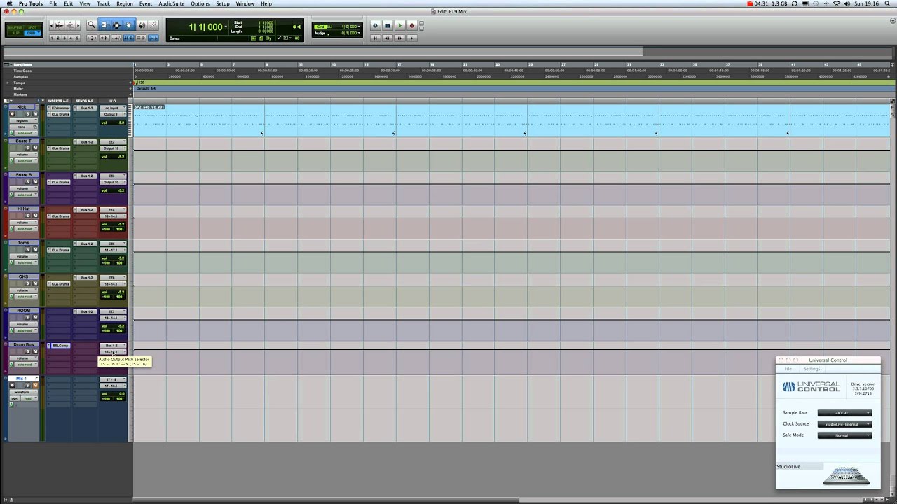 StudioLive Console & Pro Tools 9: Recording A Master Track With The ...