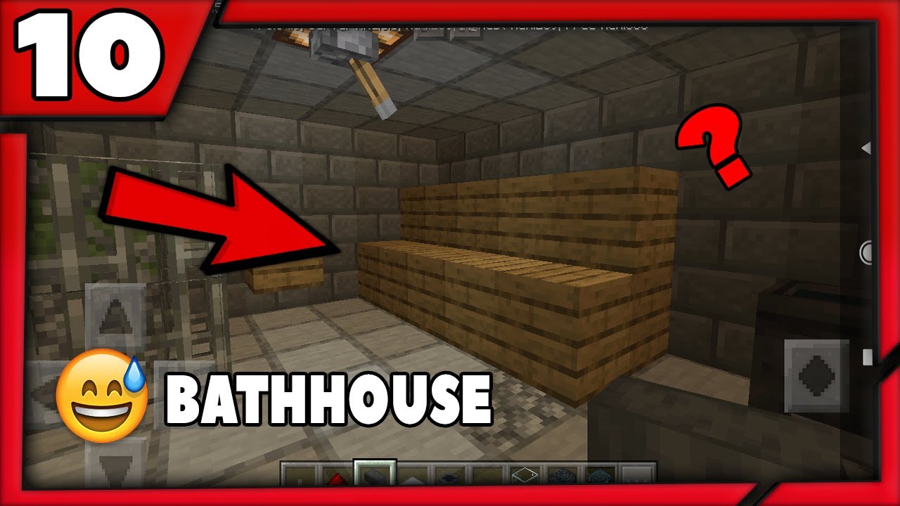 HOT!! | BUILT A STEAM ROOM FOR RELAXATOIN AND SWIMMING! | minecraft pe ...