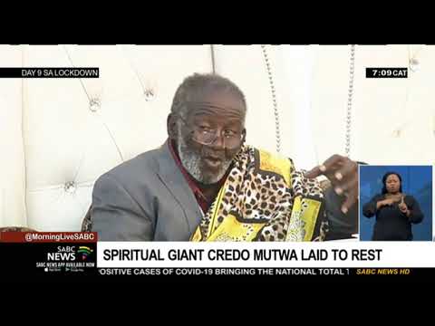 Spiritual giant Credo Mutwa laid to rest - YouTube