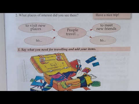 6 cı sinif ingilis dili unit 9 lesson 3 Are you fond of travelling?(səh 127,128,129)