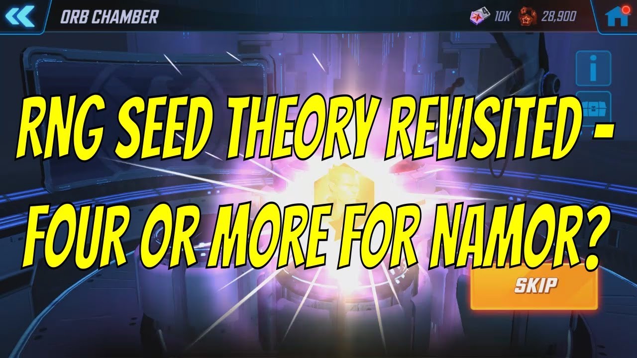 RNG Seed Theory Revisited: Four Or More For Namor? - Marvel Strike ...