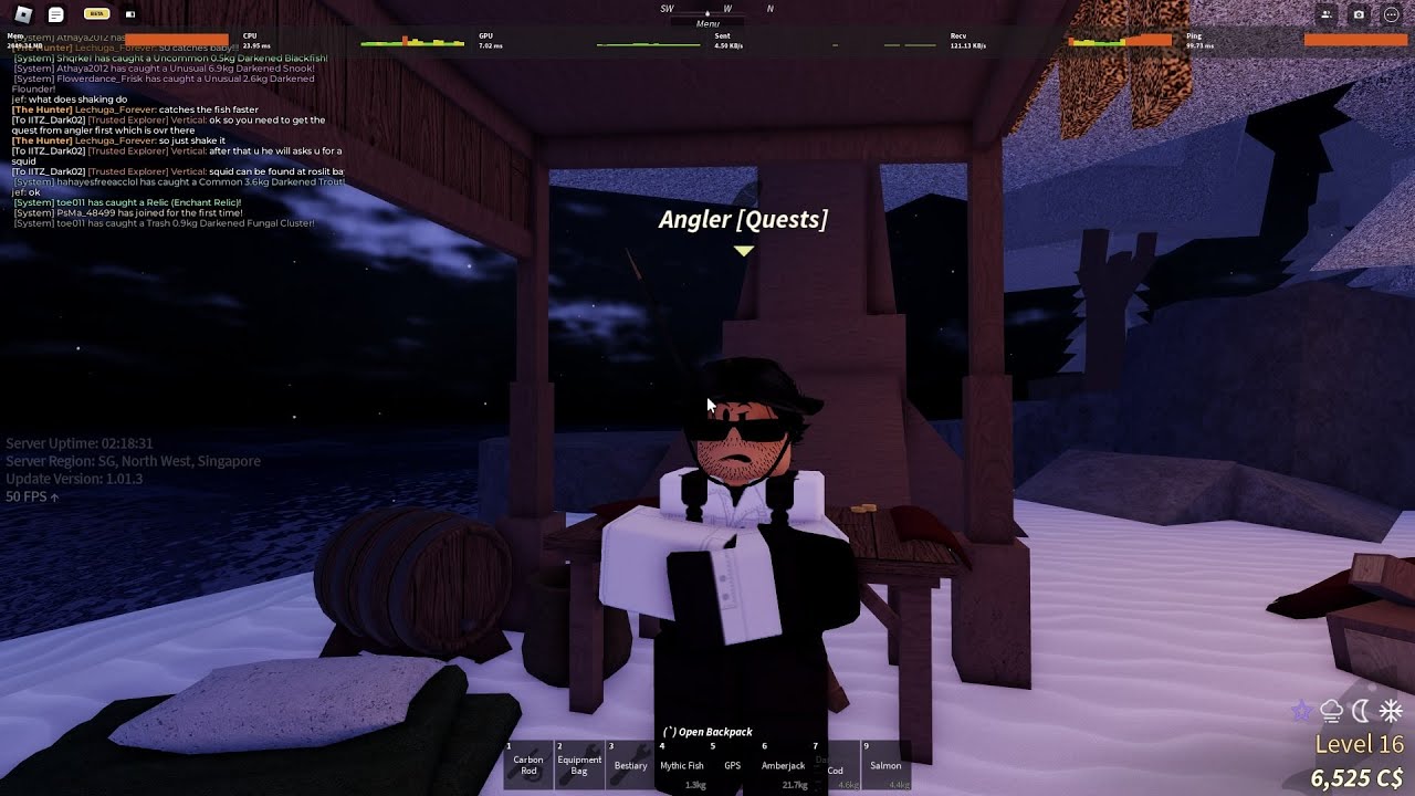 How to complete ANGLER quest ROBLOX FISCH - YouTube