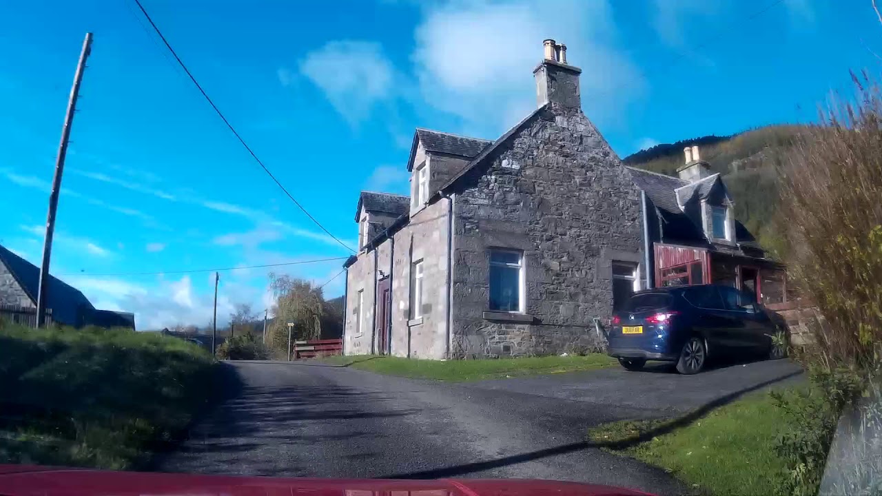 Autumn Drive To Village Church Dull Highland Perthshire Scotland - YouTube