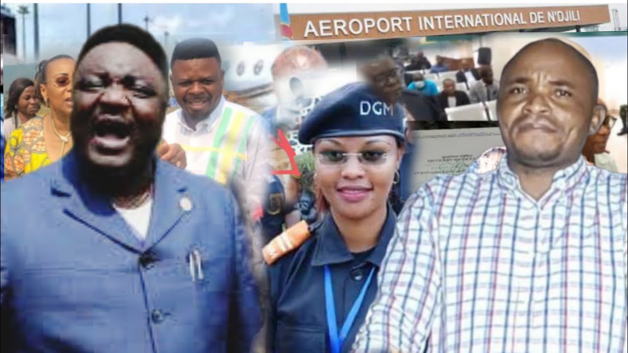 YOKASON : BRAVO DGM OLENGA NKOY BLOQUÉ LA MAIN DANS LE SAC À L'AÉROPORT ...
