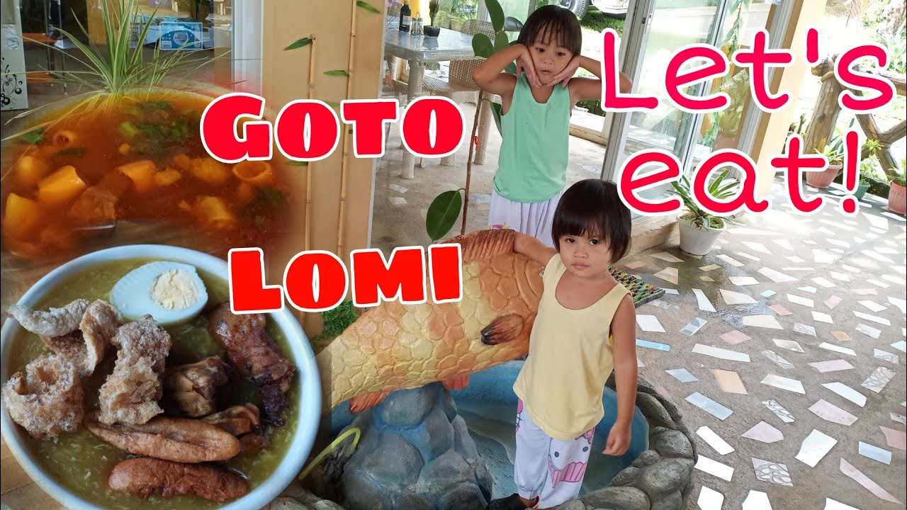 Breakfast at D'Sisters Lomi house | Batangas Goto Lomi Beef Pares ...