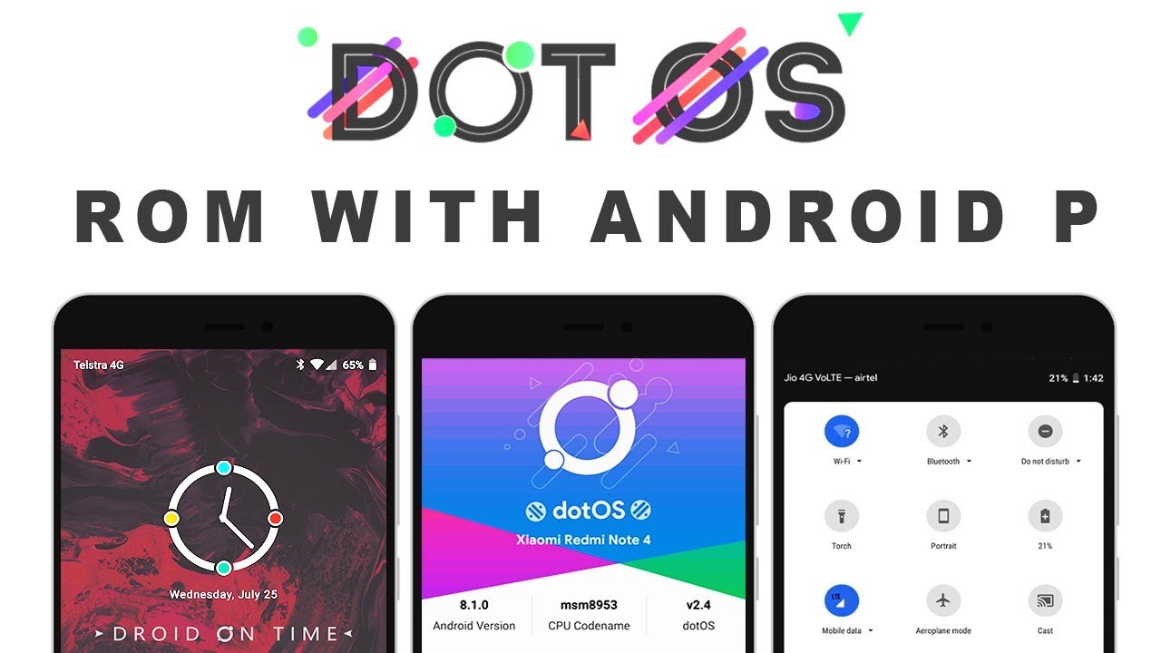 DOT OS 2.4 Review - Best Android Pie Rom - All Phones - YouTube
