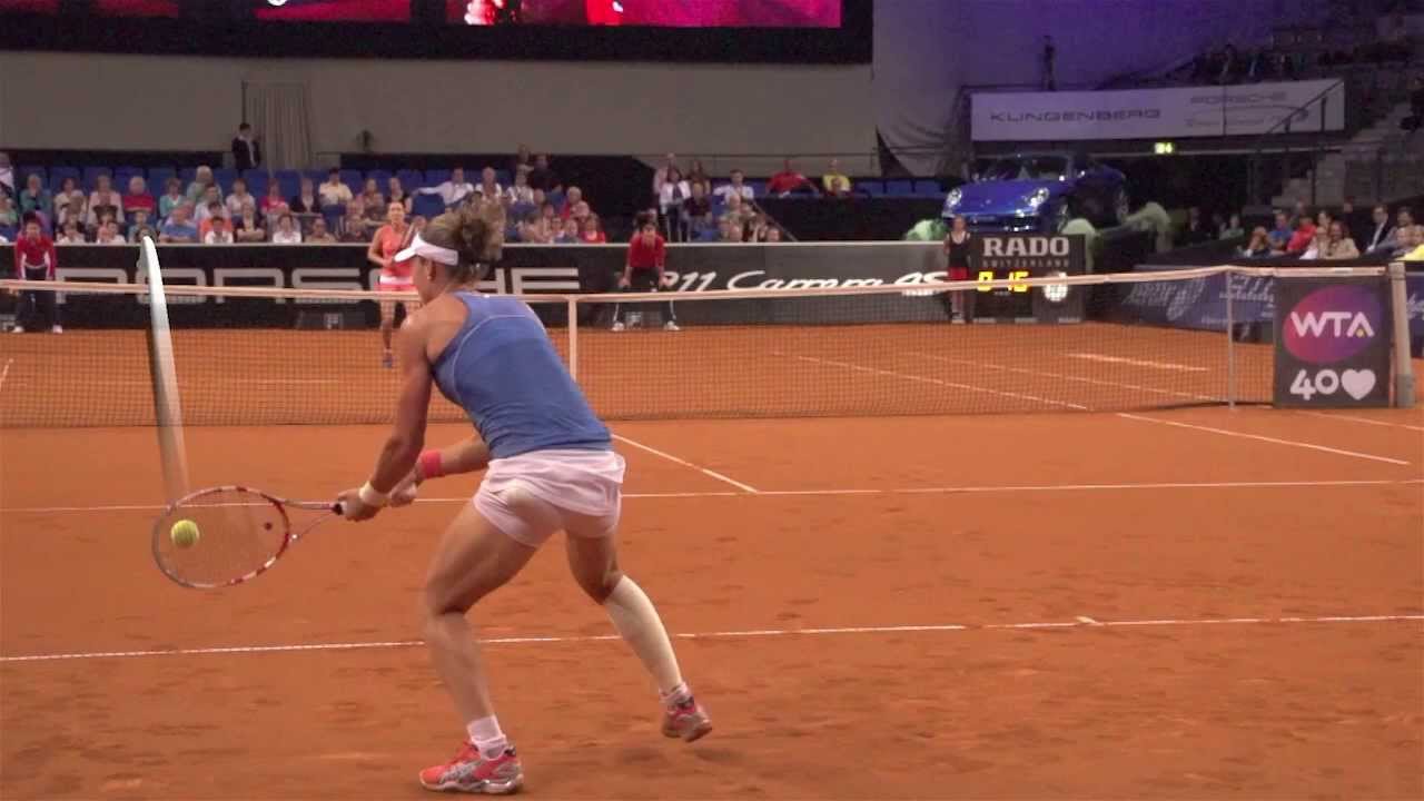 TennisGate Tactics: Samantha Stosur with an open stance backhand ...
