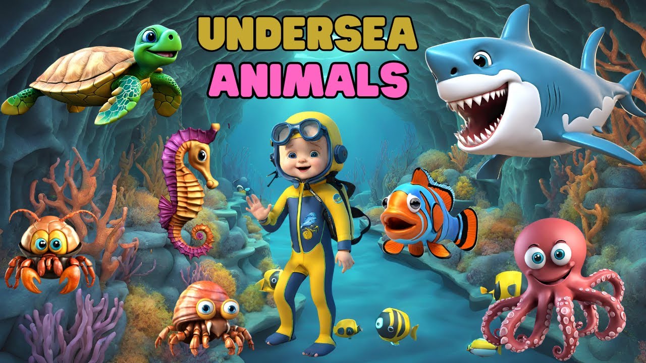 Sea Animals for Kids | Sea Creatures for Kids | Ocean Animals for Kids ...