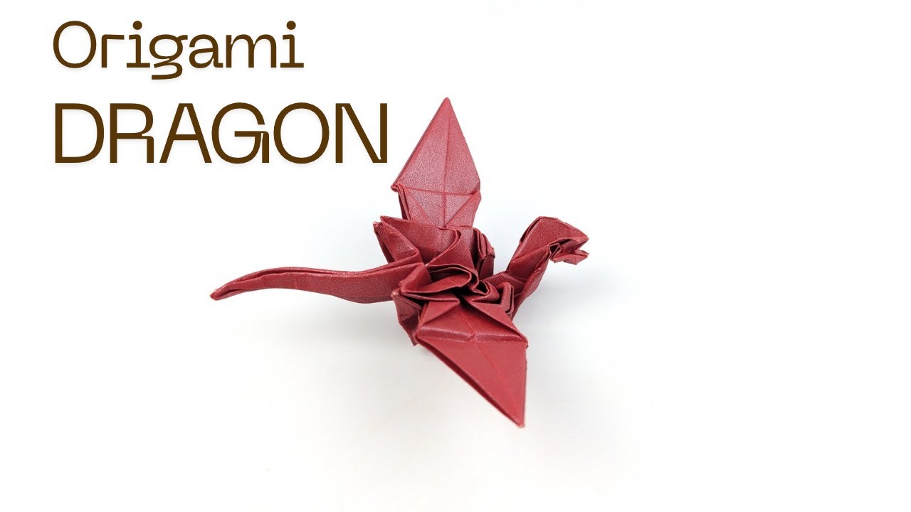 How to make an Origami Dragon - Step-by-Step Tutorial - How to fold an ...
