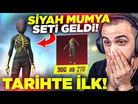OYUNDA İLK! 😮 270 UC'YE SİYAH MUMYA SETİ GELDİ! AŞIRI UCUZ EFSANE | PUBG MOBILE
