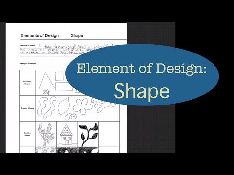 Element of Design: Shape - YouTube