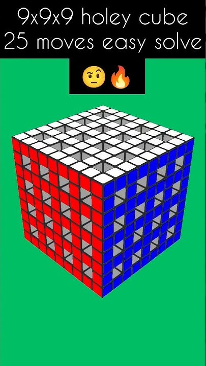 9x9x9 holey cube solve 🔥 #shorts #youtubeshorts - YouTube