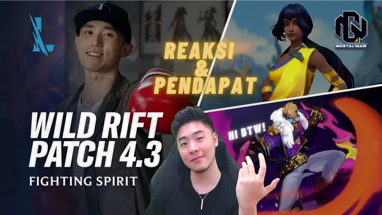 REACTION Wild Rift PATCH 4.3 preview (champ skin event baru & Haii apa ...