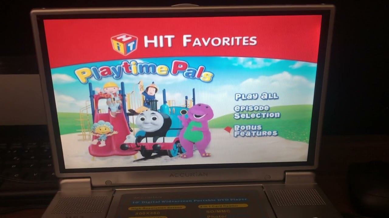Hit favorites playtime pals 2009 DVD menu walkthrough - YouTube