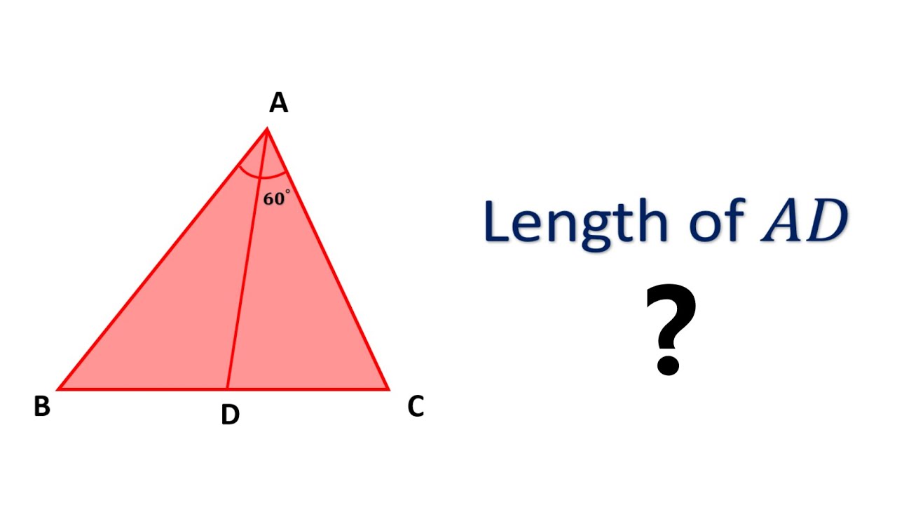 What will be the length of AD ? - YouTube