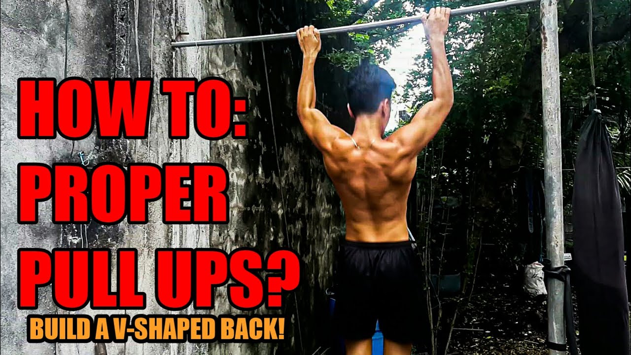How To Proper Pull Ups Progression | Paano Mag Pull Ups | Jcas Soriano ...
