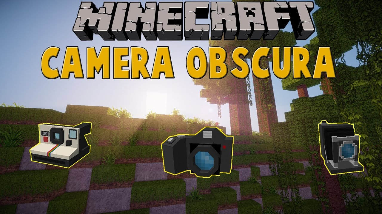 CAMERA OBSCURA || ¡CAMARAS, FOTOS Y PORTARETRATOS EN MINECRAFT ...