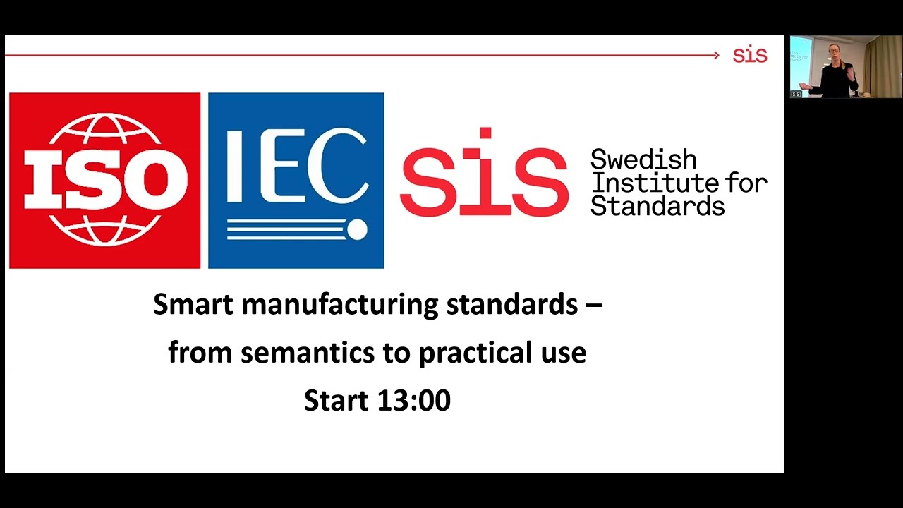 Introduction: SIS committee no 280 Industrial data and interoperability - YouTube