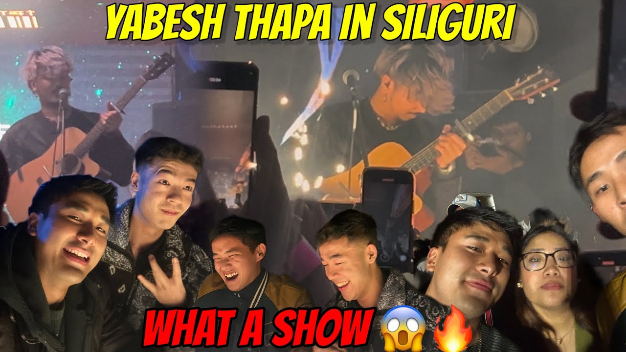Yabesh Thapa in Siliguri 🔥😱 What a show ️ - YouTube