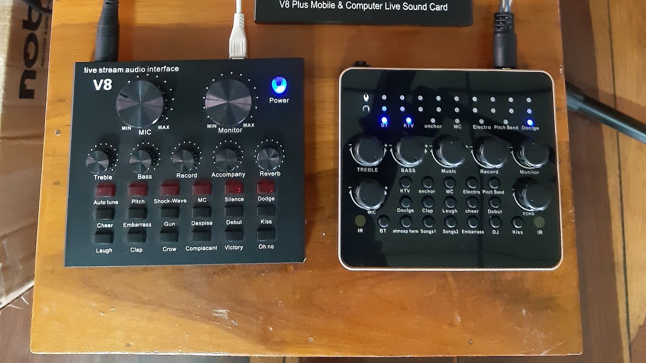 V10 live sound card ใหม่ล่าสุด เสียงดี ลูกเล่นเยอะ สนใจโทร 094 0544 696 ...