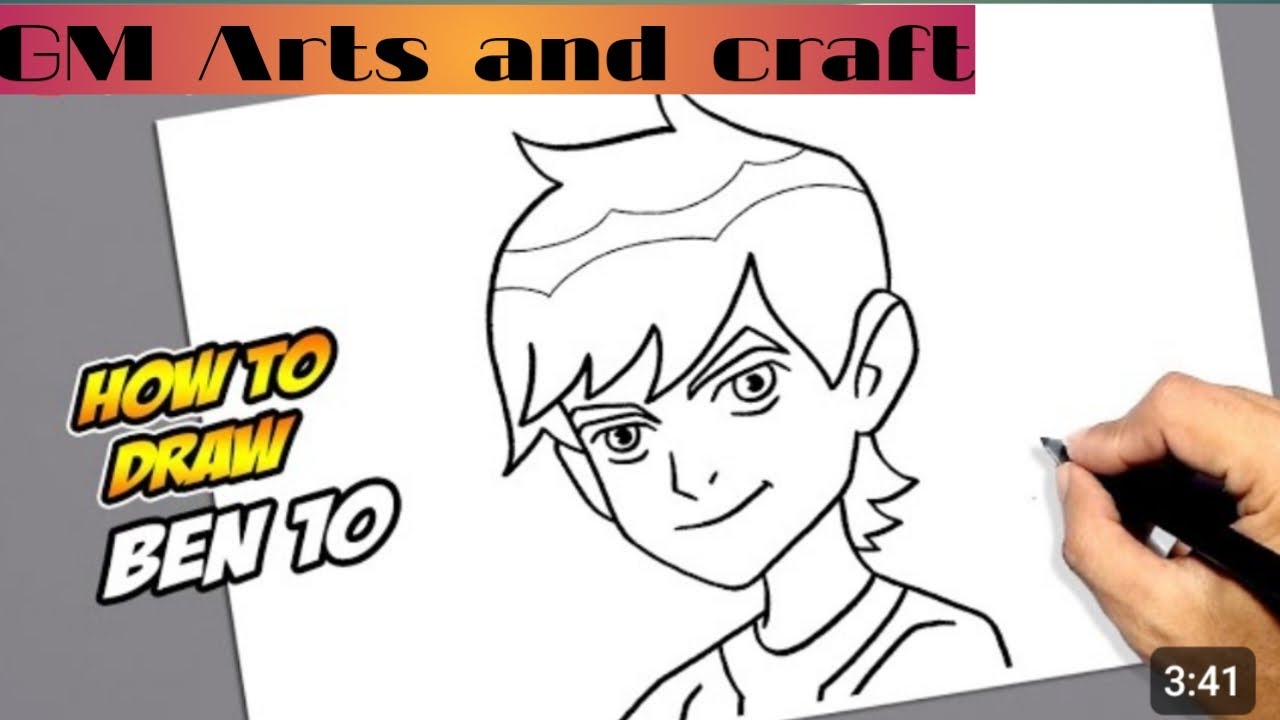 How to draw Ben 10 drawing - YouTube