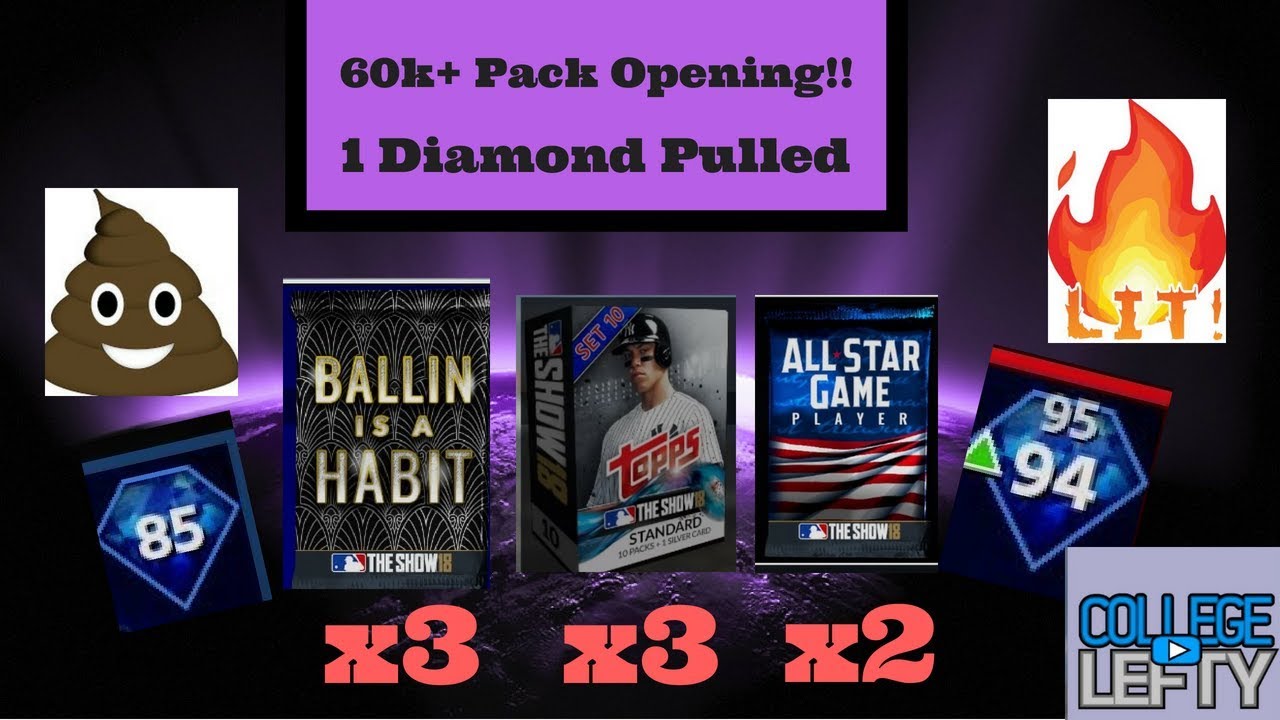 BALLIN IS A HABIT PACK OPENING!! 30 SET 10 STANDARD PACKS!! 1 DIAMOND ...
