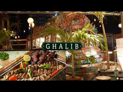 Ghalib Restaurant Karachi👌 Traditional Ambience 👍 Roof Top Restaurant 😋 ...