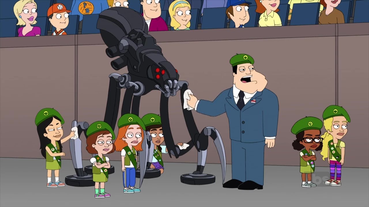 American Dad - Robots to the competition ring! - YouTube
