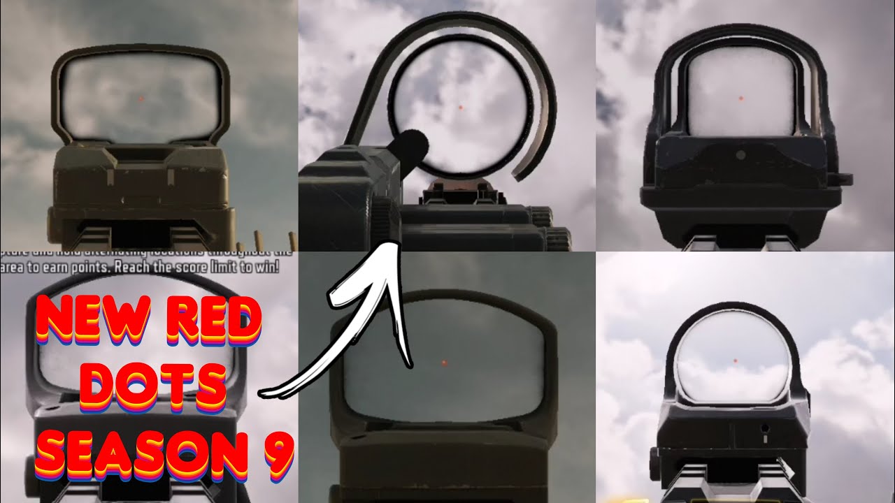 CALL OF DUTY MOBILE SEASON 9 ALL UPCOMING NEW RED DOTS TYPES AND ...