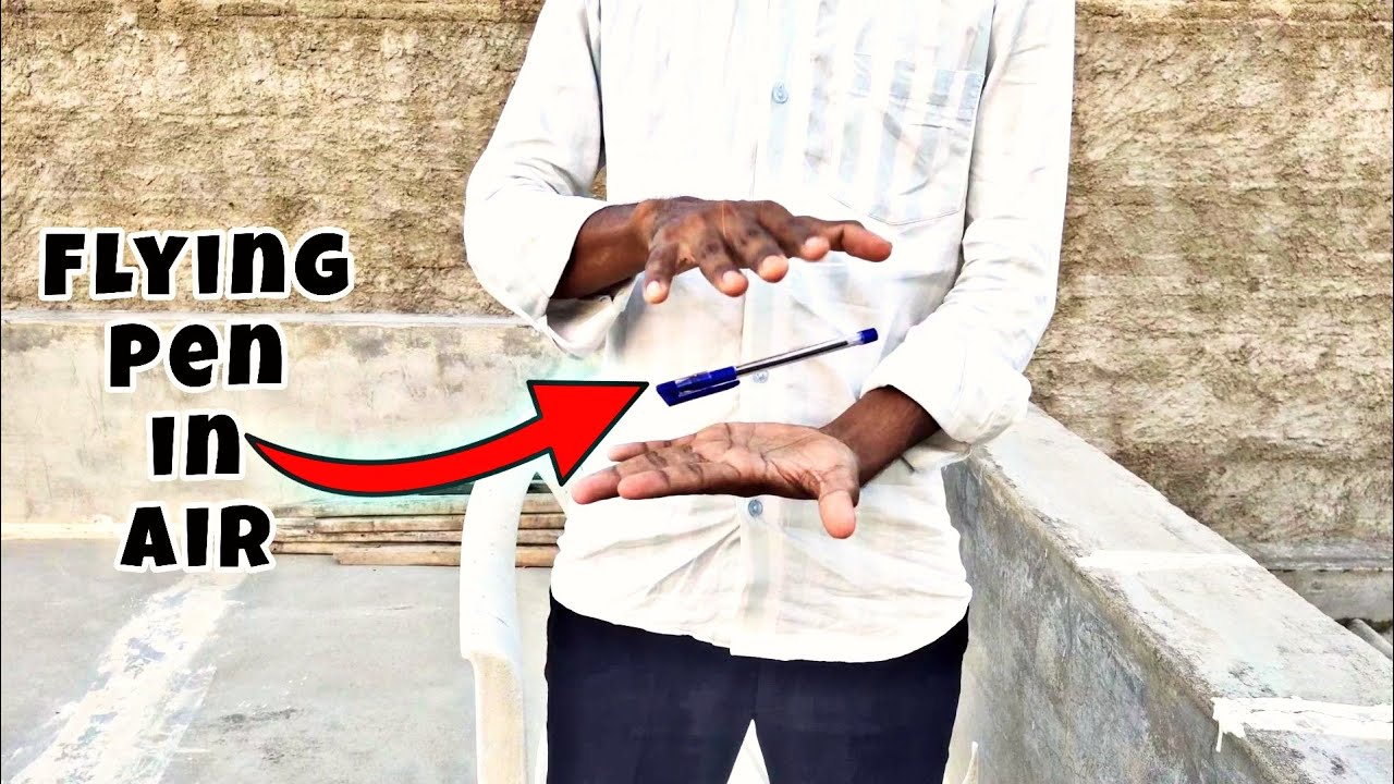 Pen Flying in Air / पेन को हवा में उड़ाए - YouTube