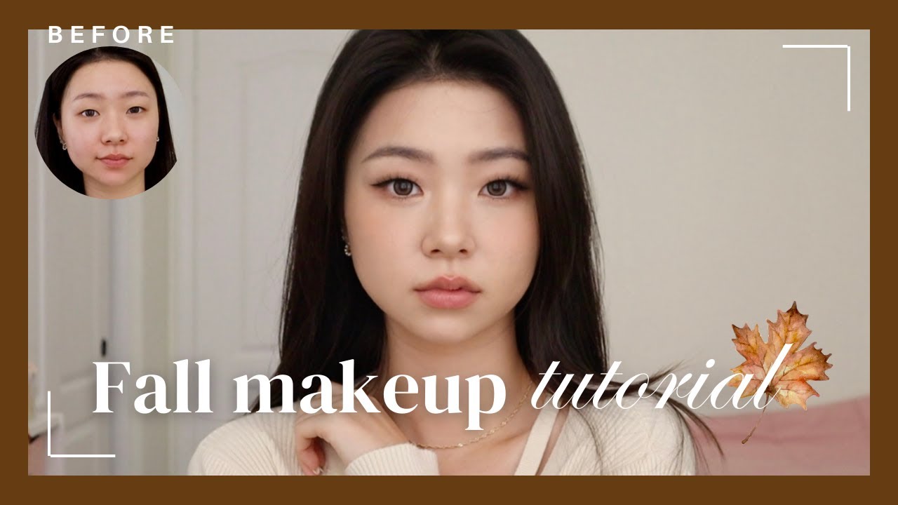 [무쌍 메이크업] FALL MONOLID/HOODED EYE MAKEUP TUTORIAL - YouTube