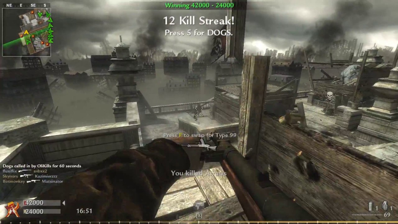 Dome Anarchy! Type 100 [CoD WaW PC] - YouTube