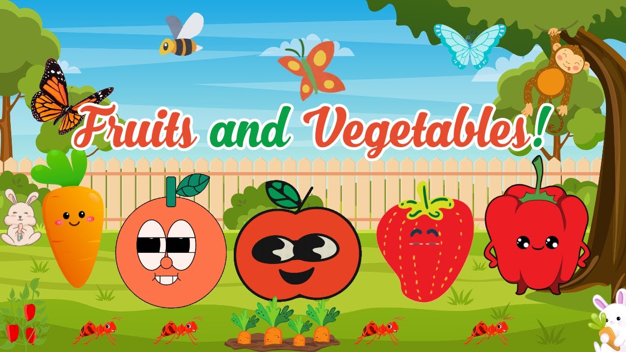 Fruits and Vegetables Adventure for Kids | Fun and Educational! - YouTube