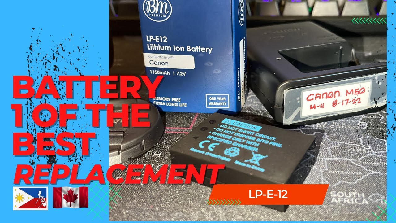 BM PREMIUM BATTERY FOR CANON M50 - YouTube