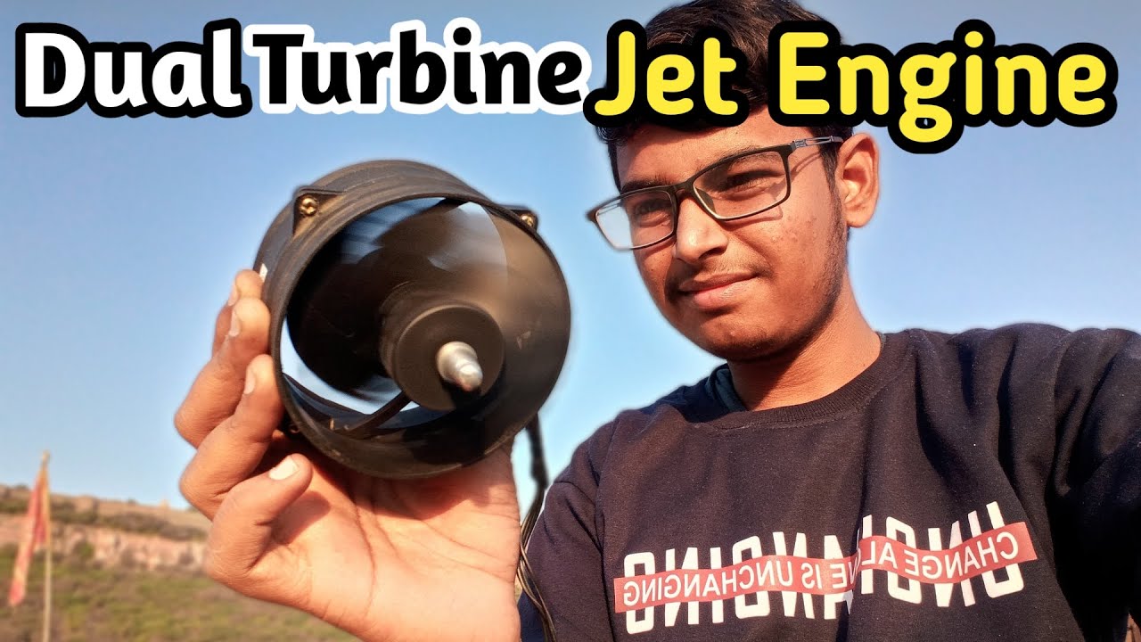 how to make dual turbine jet engine | homemade electric jet engine ...