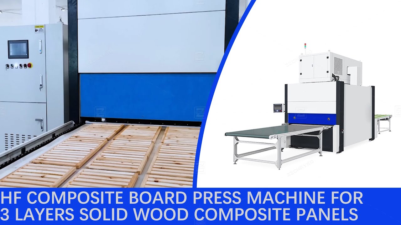 HF Composite Board Press Machine for 3 Layers Solid Wood Composite ...