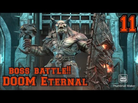 DOOM Eternal (part 11) KILLING THE THIRD HELL PRIEST! - YouTube