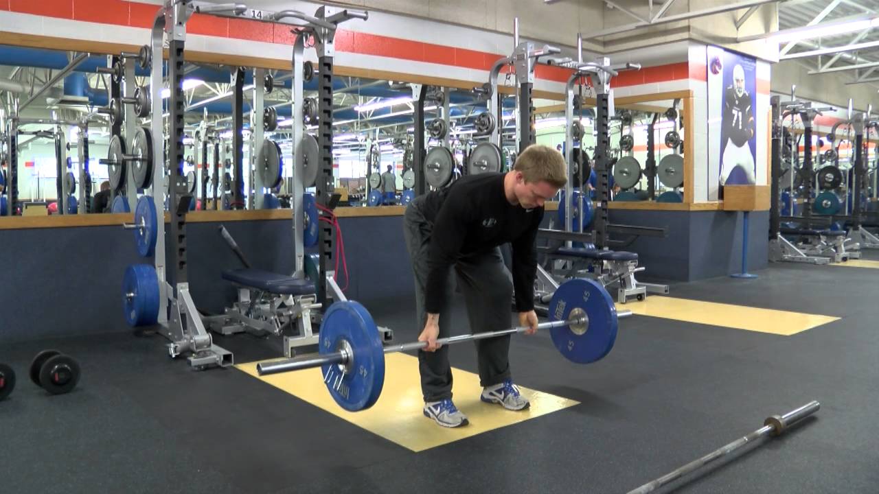 Bent Over Row Underhand Grip - YouTube