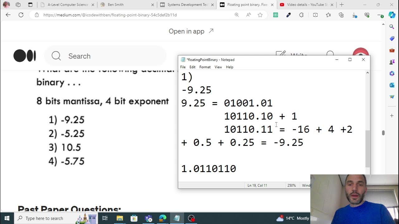 Floating Point Binary - YouTube