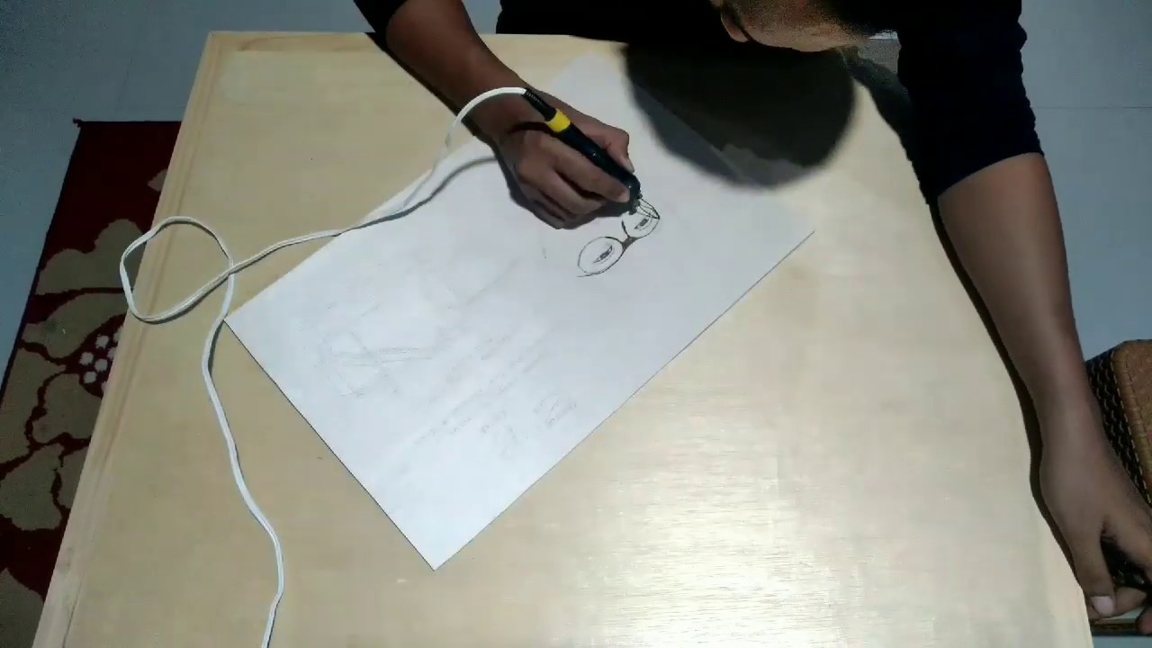 Pyrography Project #5 - Timelapse - YouTube