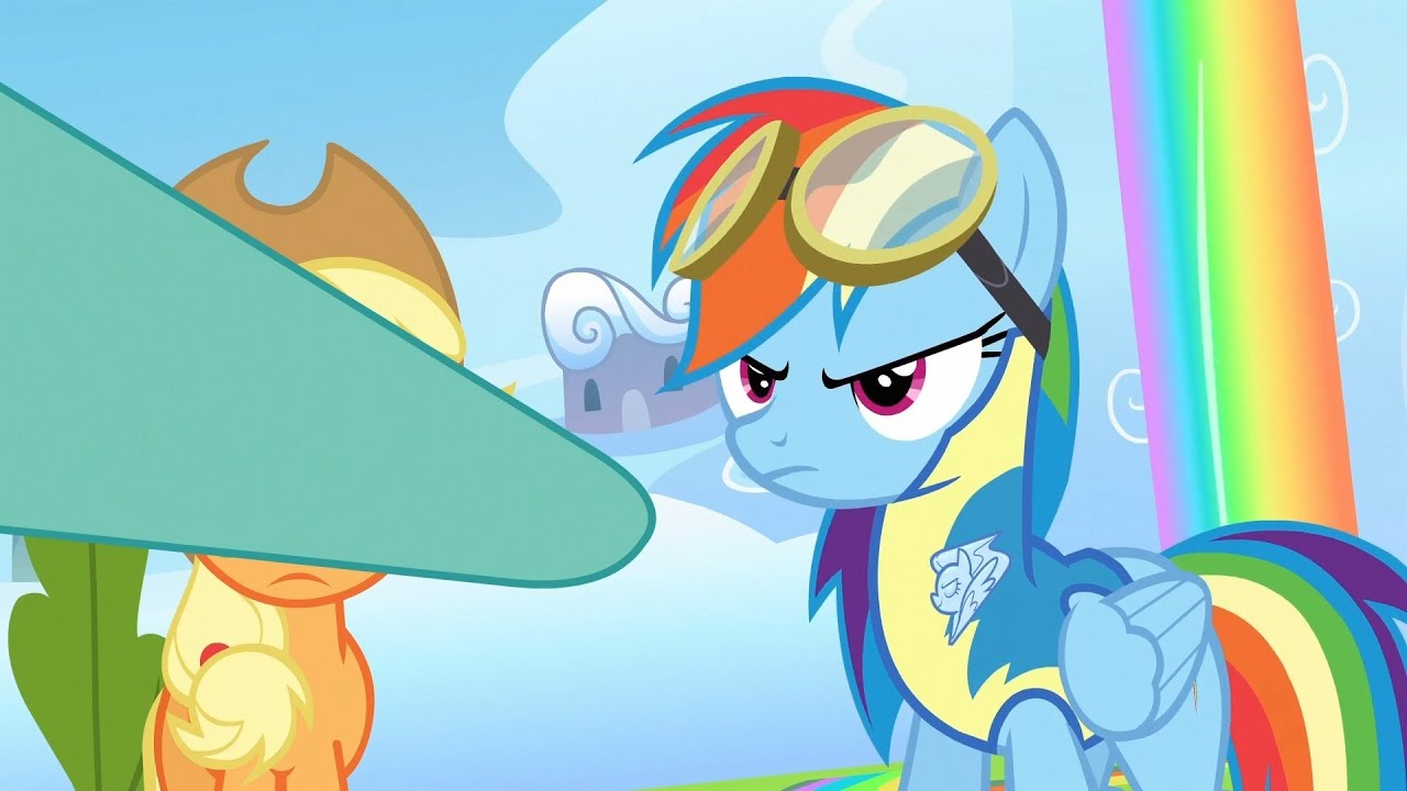 Rainbow Dash - A hoof bump? Seriously? - YouTube