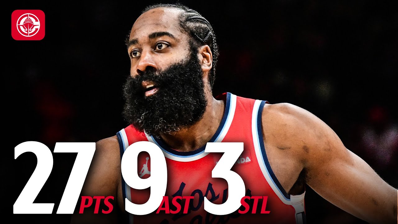 James Harden Takes Down the Hawks with 27 PTS 🔥 - YouTube