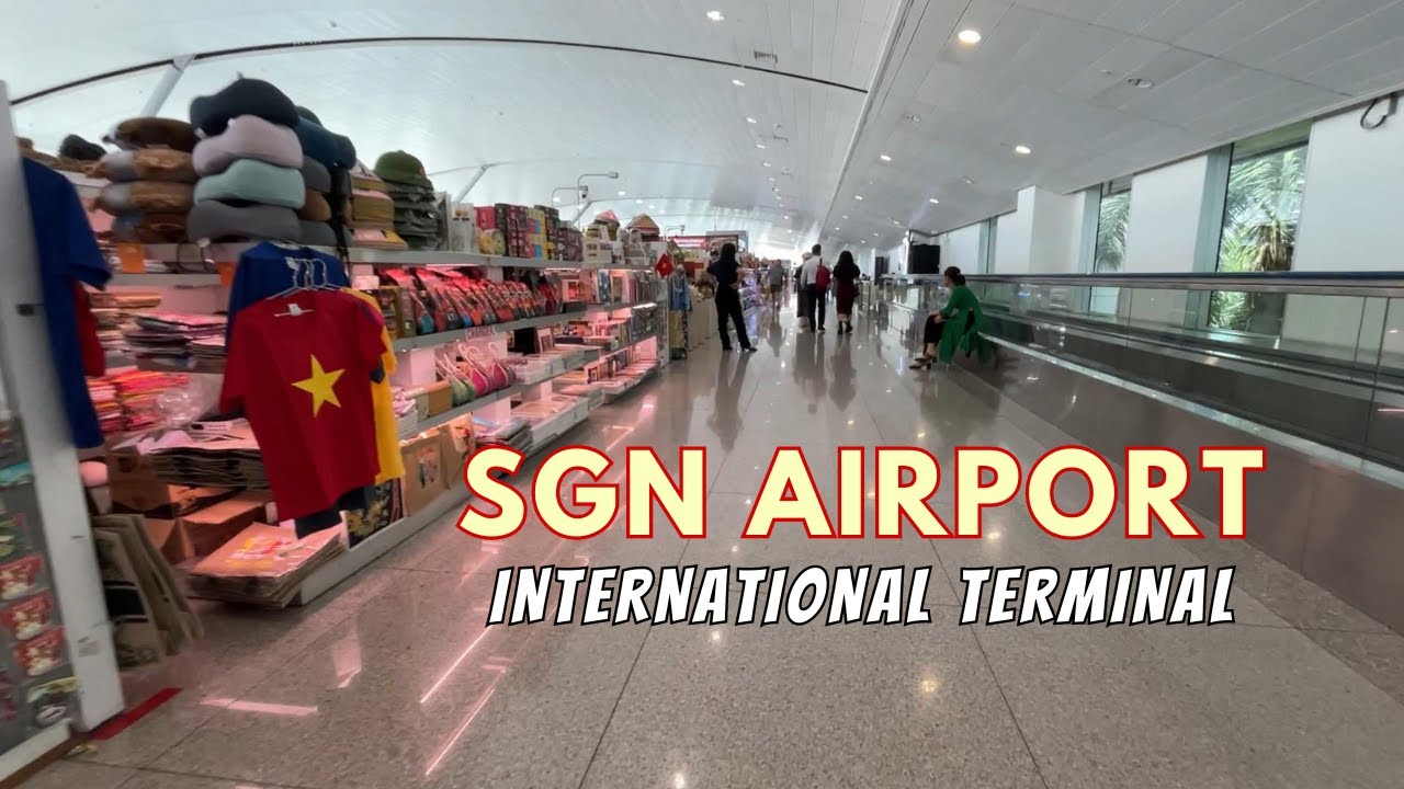 Tan Son Nhat (SGN) Airport ️ INTERNATIONAL Terminal Walk🚶Saigon 2024🇻🇳 ...