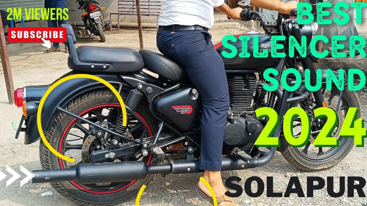 Bullet Silencer / Silencers For RoyalEnfield / RE Classic 350 Reborn ...