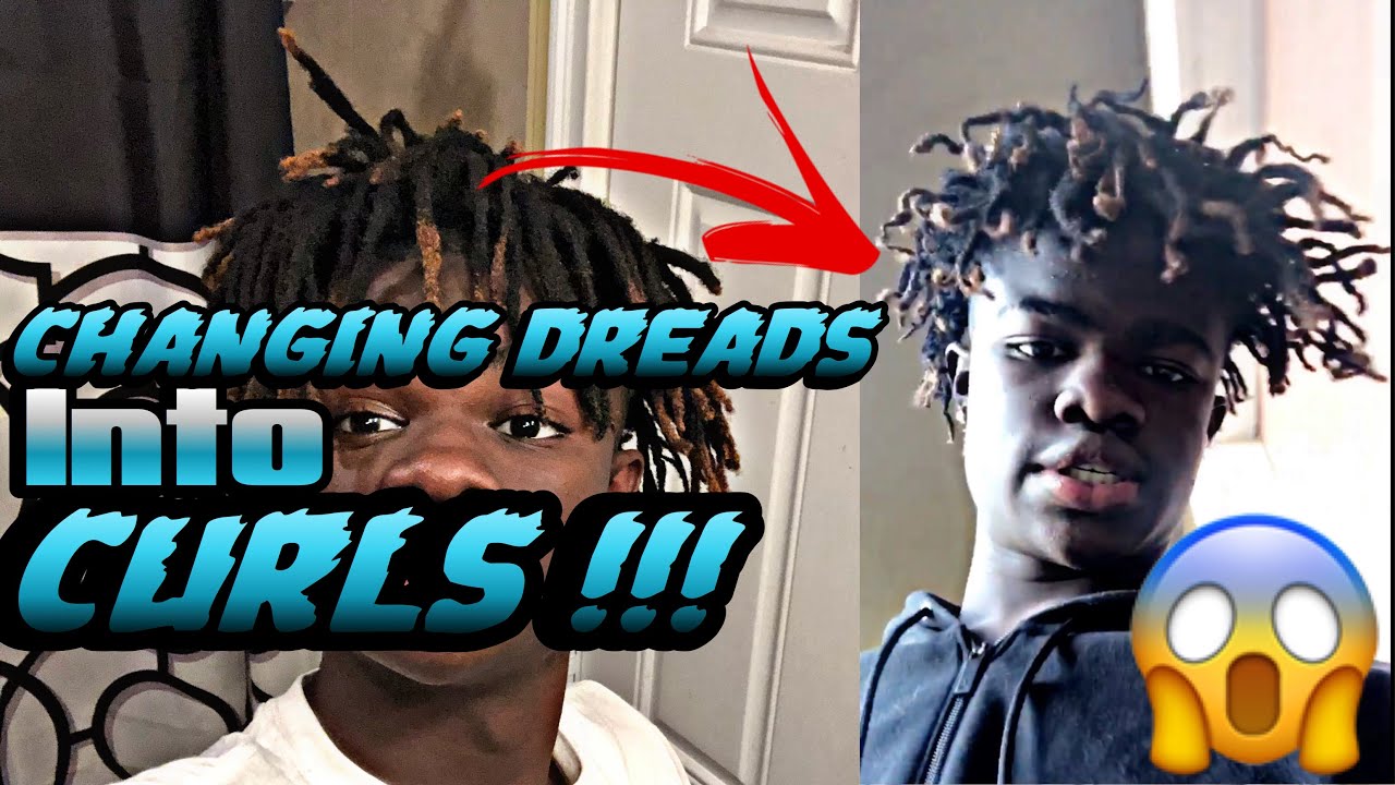 FREEFORM DREADS INTO CURLS - YouTube